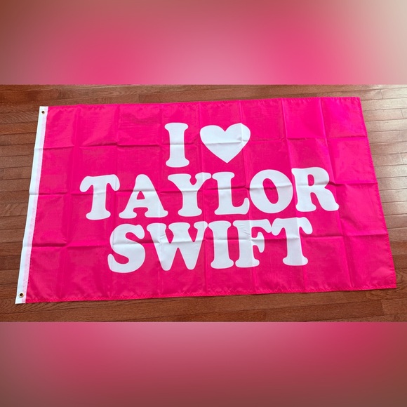 Wall Decor | Taylor Swift Flag 3x5 Ft Hot Pink I Love Taylor Wall Decor ...